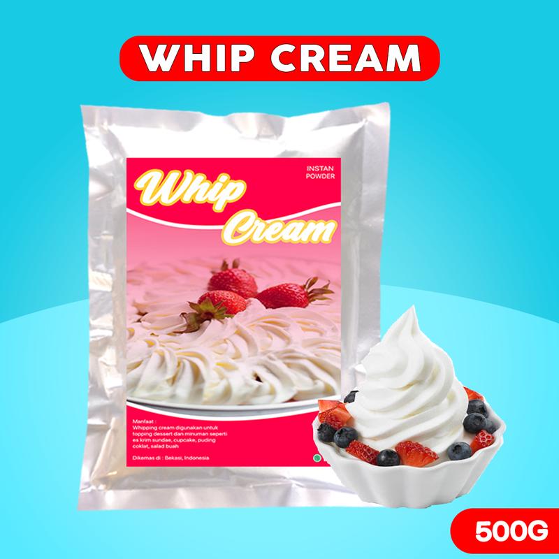 WHIP CREAM TOPPING PREMIUM 500g / BUBUK WHIP CREAM / WHIPPED - Shop ...