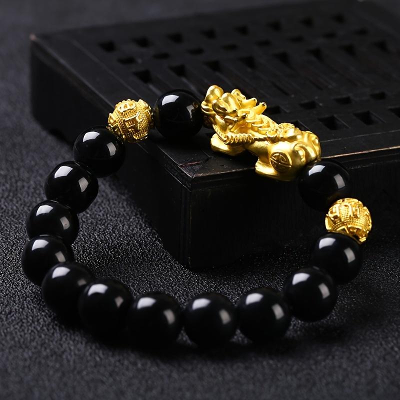 Gelang Tangan Feng Shui, Manik Batu Jed Obsidian Hitam, Gelang - TikTok ...