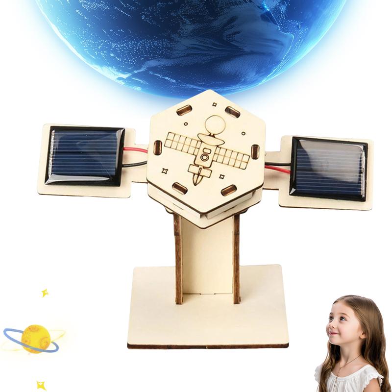 Creative Artificial Satellite Space Models, DIY Solar Panel Satellite ...