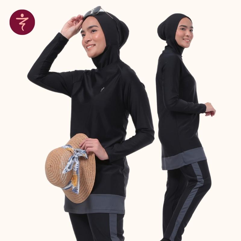 EMAX Muslimah Swimming Suit DORA Baju Renang Swimwear Plus Size ...