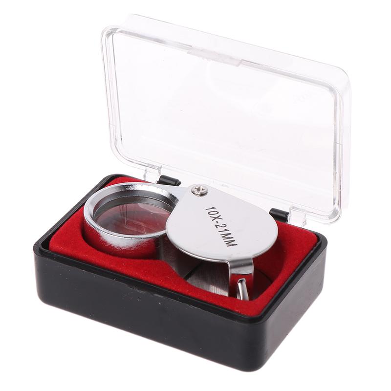 Jeweler Diamond Loupe 10X 21mm Magnifying Glass Foldable Eye - TikTok ...