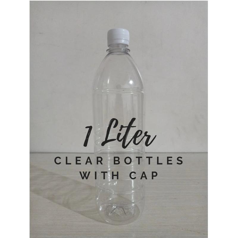 1 Liter PET Bottle with caps lowest price 15 pcs per Box - TikTok Shop ...