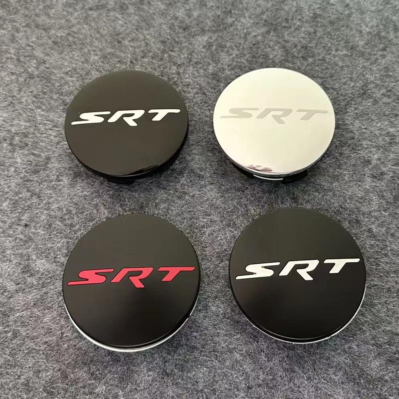 Auto hub center cover 4 pieces for Hellcat SRT Hub cap Challenger ...