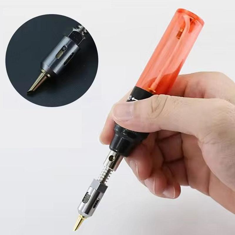 Gas Soldering Iron Set Portable Cordless Soldering Multifunctional ...