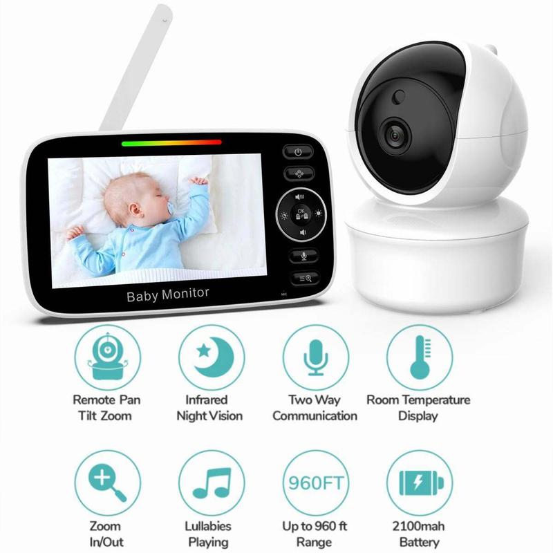 Monitor Bayi, Paparan 4.3 ", Video Audio-Cakap Dua Hala, dengan ...