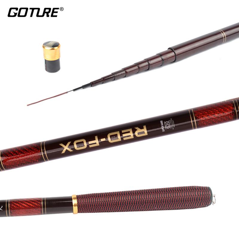 Joran Pancing, Goture RED-FOX, Bahan Gentian Karbon, Teleskopik ...