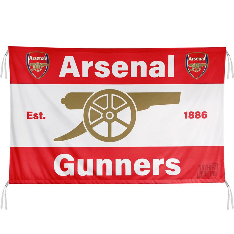 Nazhifa Printing - Bendera Arsenal, Klub Sepak Bola, Suporter, - Shop ...