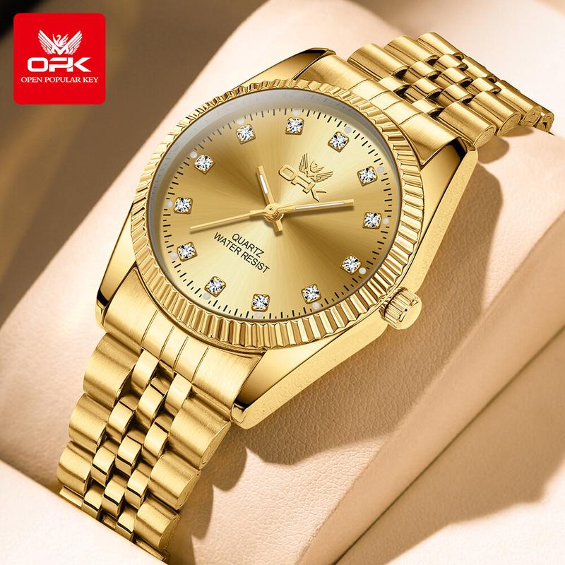 OPK Men's Original Watch Original Authentic Fashion Simple Diamond ...