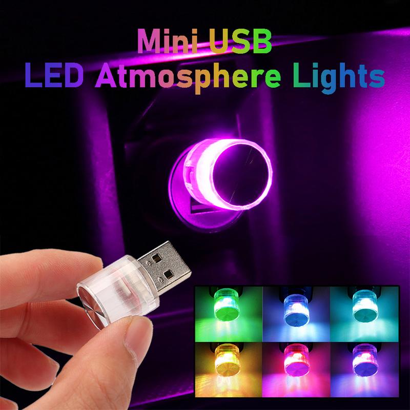 Lampu Suasana LED Kereta USB, Saiz Mini, Lampu Hiasan, Untuk - TikTok ...