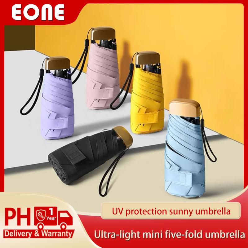 Eone Umbrella Mini Uv Protection Umbrella Six-Fold Umbrella Portable ...