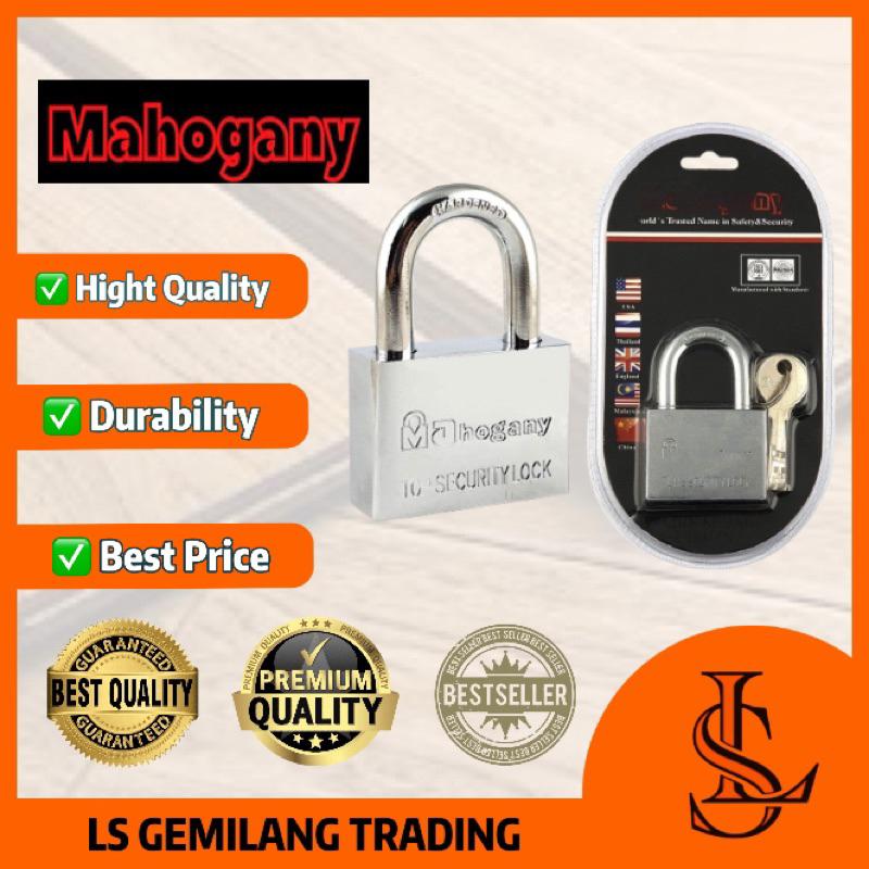 MAHOGANY 40MM / 50MM PADLOCK door PADLOCK HARDENED LOCK SET PAD ...