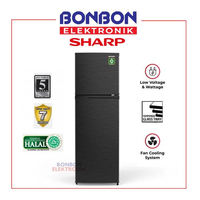 Promo Sharp Kulkas 2 Pintu 237 Liter SJ-316MN-HS / SJ316MNHS Cicil 0% ...