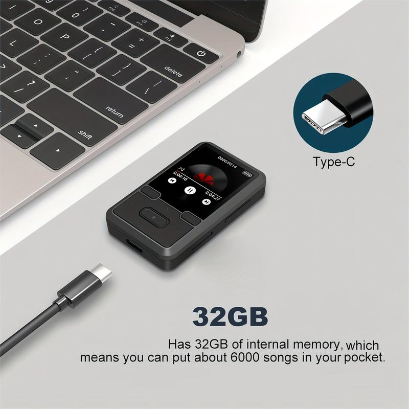 32gb MP3 Player: Mini Portable Wearable Music Player with High - TikTok ...