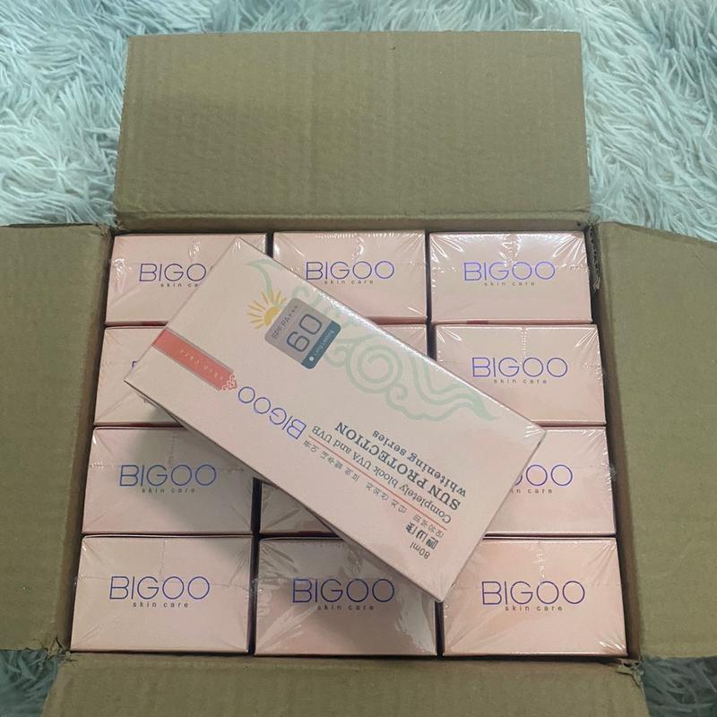 Thùng 12 hộp kem chống nắng bigoo spf60+pa+++ - TikTok Shop Vietnam