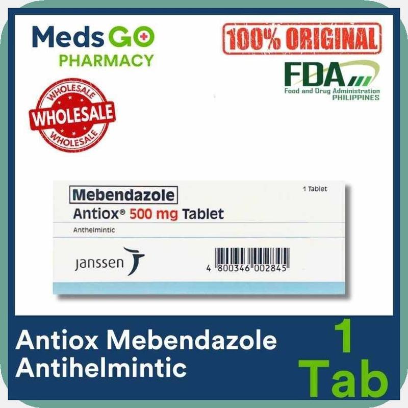 HL{E=ANTIOX*z[1g'Tablet{Am'Mebendazole{mD'500mg{QW'-{yR'Antihelmintic ...