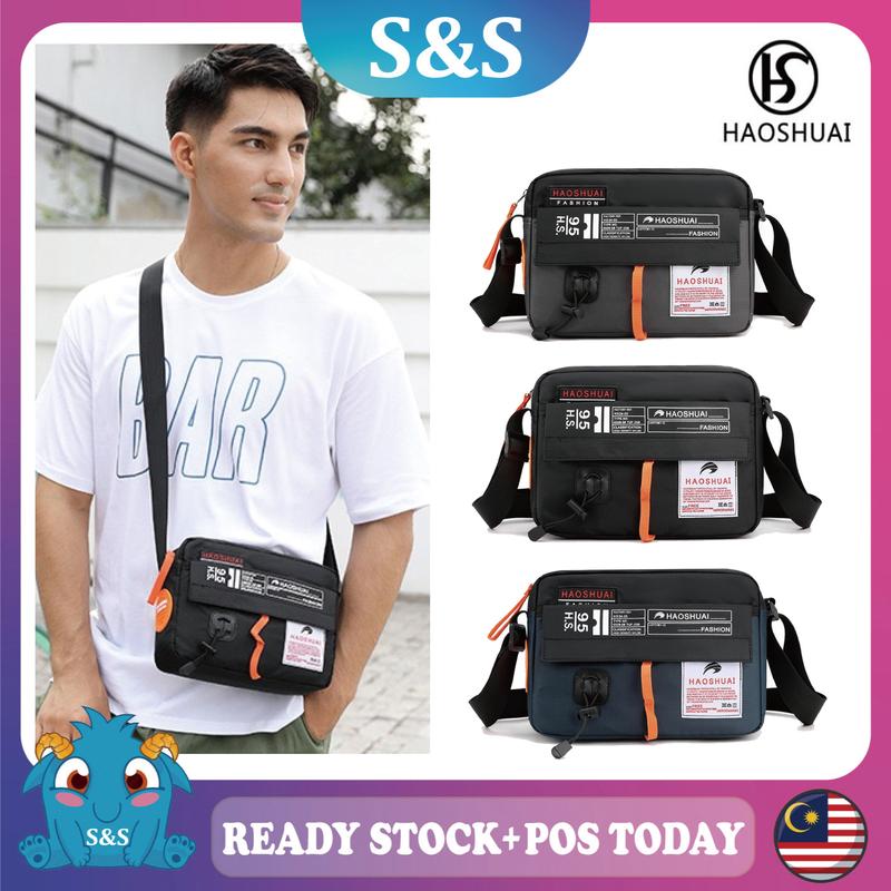 READY STOCK S&S HAOSHUAI Casual Sling Bag Messenger Bag Shoulder ...