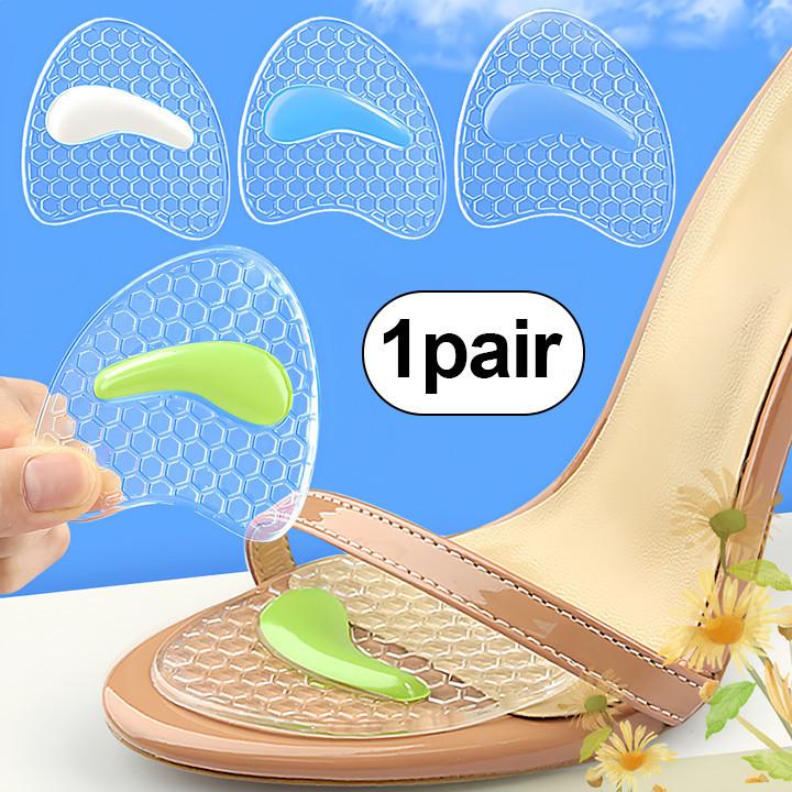 Sandals forefoot pad silicone insole high heels anti-wear forefoot ...
