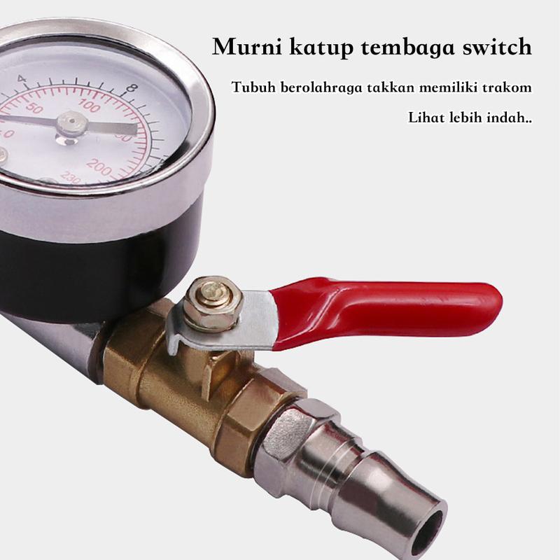Inflator Ban Mobil & Truk COD dengan Pengukur Tekanan - Tuas Inflasi ...