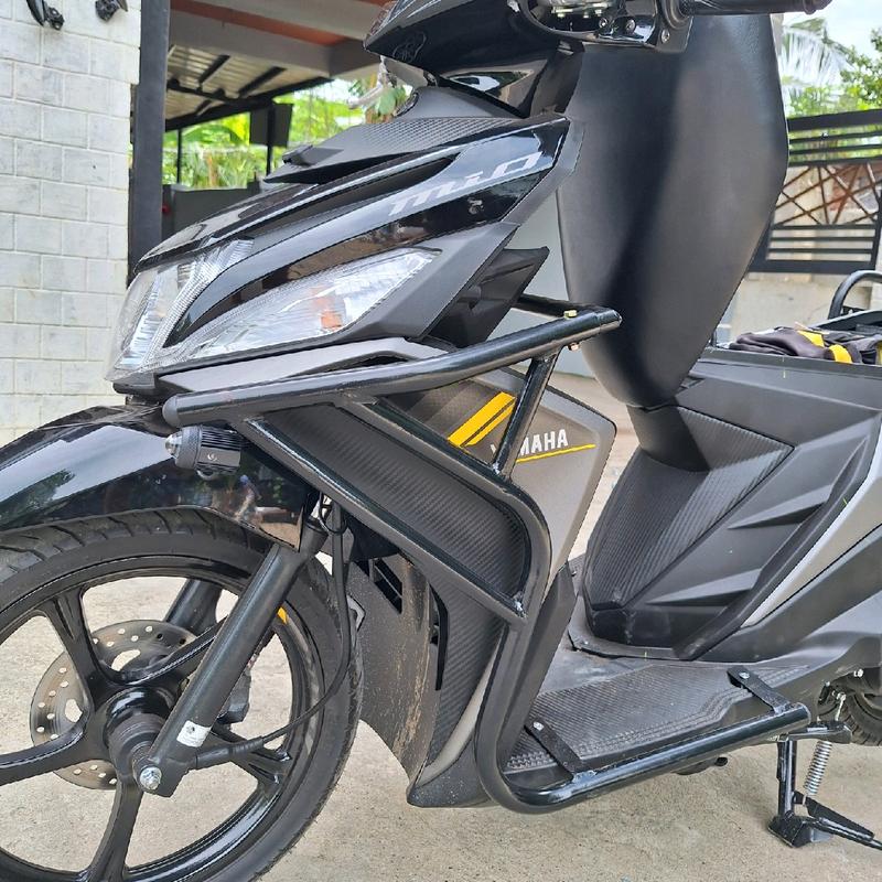 YAMAHA MIO I 125s - CRASHGUARD HALF DESIGN (POWDER COATED) - TikTok ...