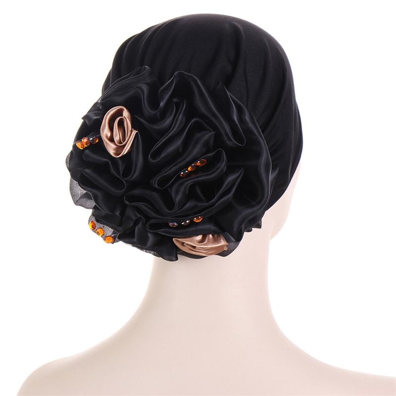 Women Floral India Hat Flower Beanie Turban Hats Bonnet Chem - TikTok ...