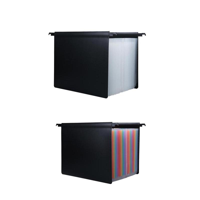 Expanding Hanging File Folder 25 Pocket Large Capacity with Labels ...