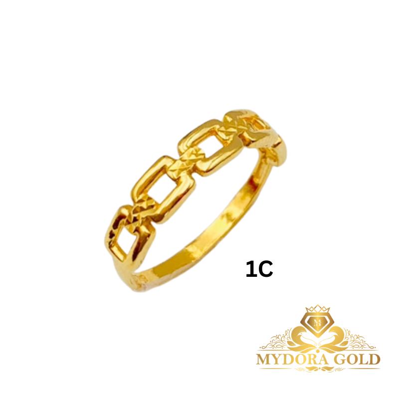 MYDORA Cincin Sauh Fesyen 1C | Emas 916/22K - TikTok Shop Malaysia