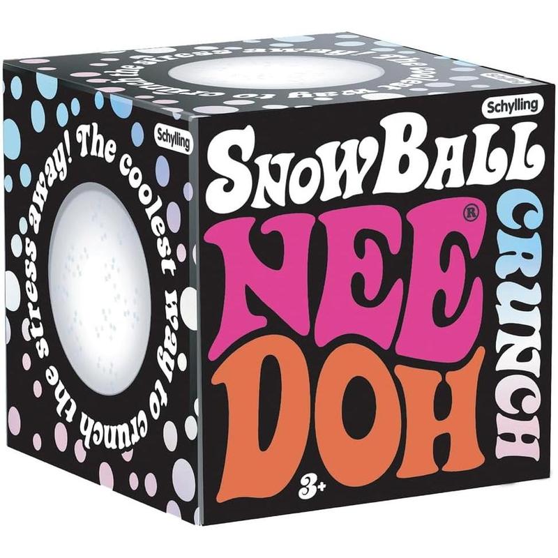 NeeDoh Snow Ball Crunch - Sensory Fidget Toy - Satisfying Snow-Like - TikTok Shop