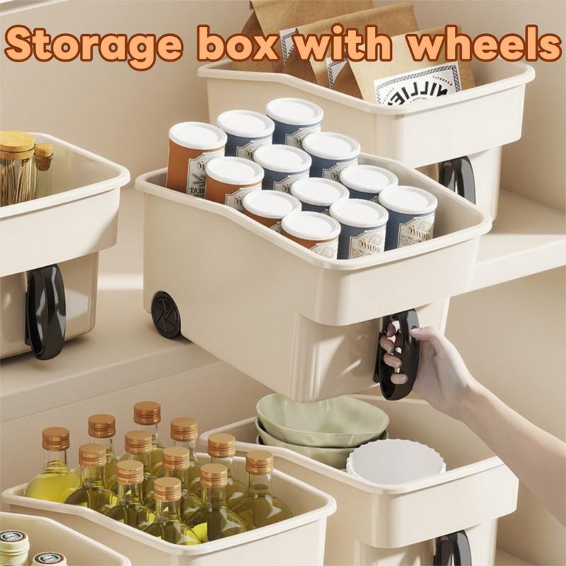 Creative Cart Shape Storage Box with Handle Large Capacity Organizing ...