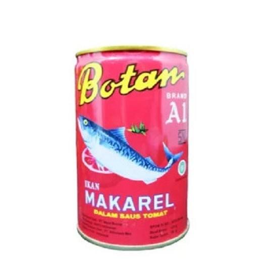 BOTAN Mackerel 425gr Ikan Kaleng Besar / Ikan Sarden Makarel - Shop ...