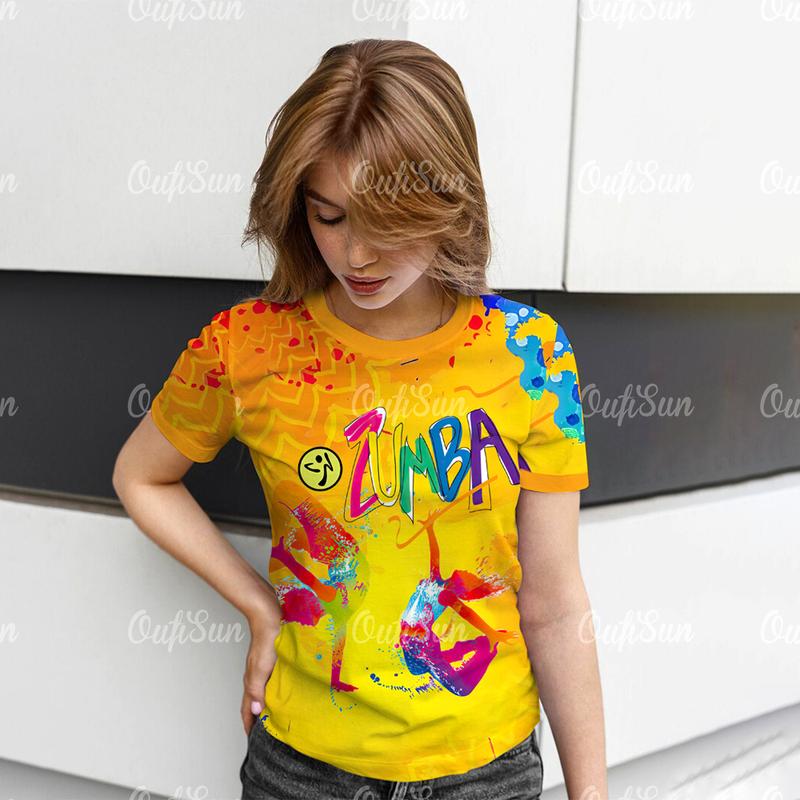 Zumba Shirt 2025 Women's Fully Sublimative GAD Shirt Love Zumba ...