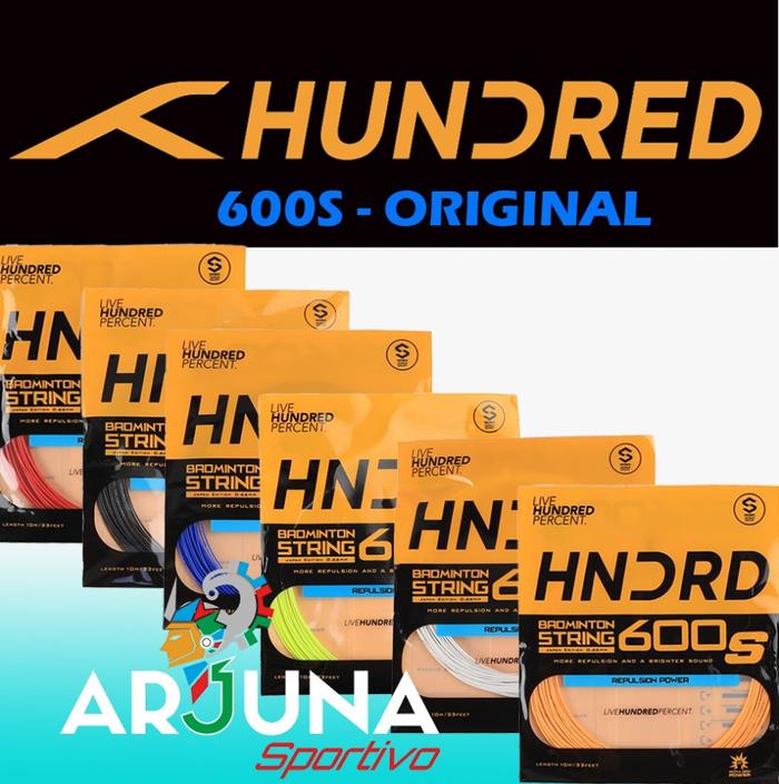 Jual HUNDRED BADMINTON STRING | 600S | SENAR RAKET ORIGINAL - Kota ...