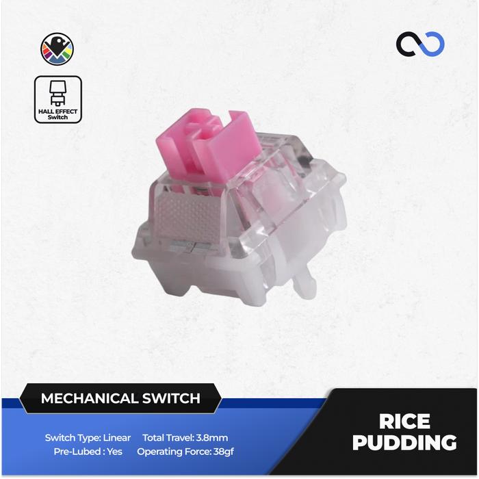 Jual Everglide Rice Pudding / Sticky Rice Magnetic Hall Effect Keyboard ...