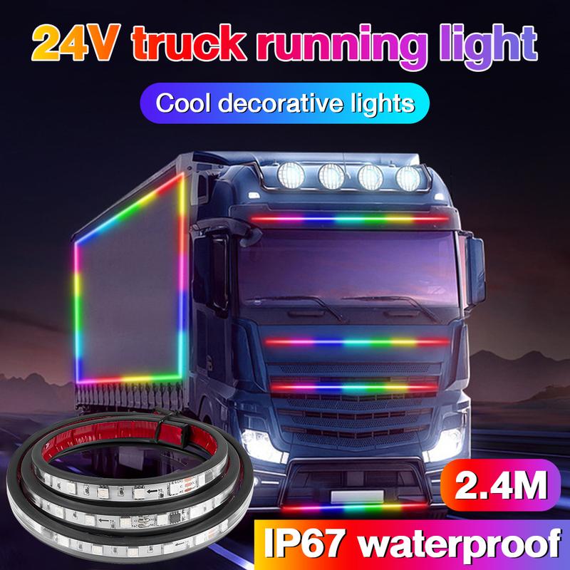 Truck Light 24V Strobe Running Streamer Led strip lights Dynamic ...