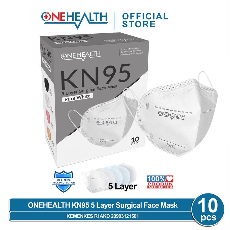 Onehealth Masker KN95 5 Layer Surgical Face Mask - Shop | Tokopedia