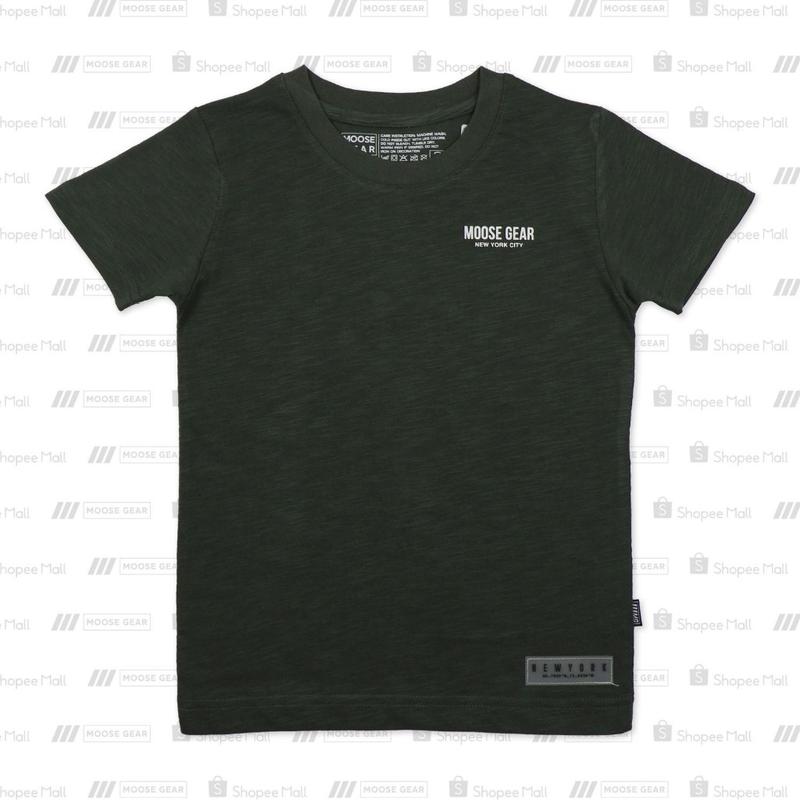 Moose Gear Laurel Wreath Grey T- With Print Details (TS-P 14665 ...