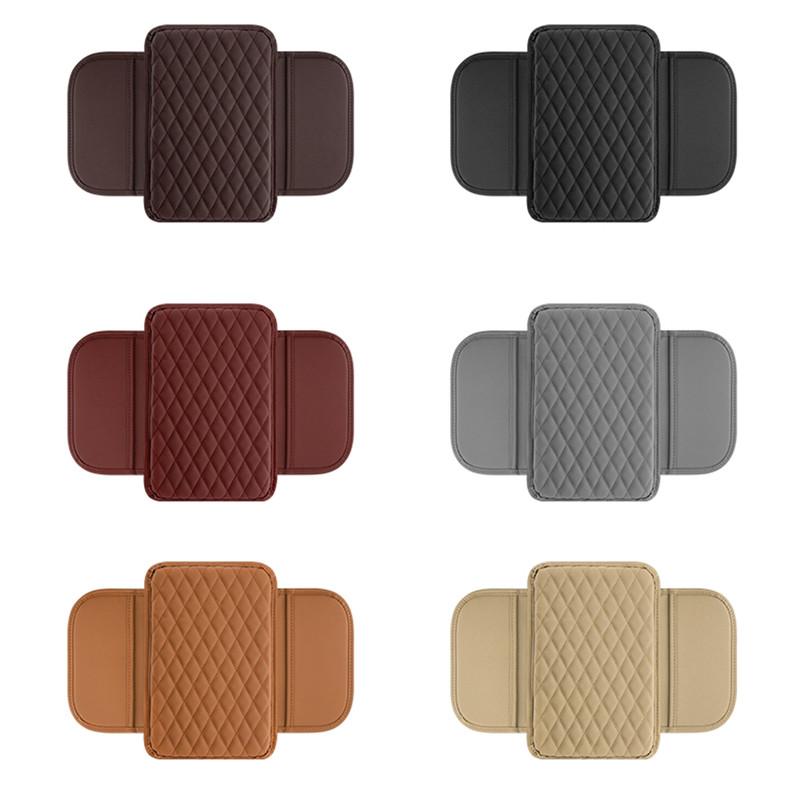 1pc Universal Fit Car Armrest Box Mats - PU Non-Slip Storage Pads ...