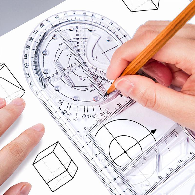 Rulers, round drawing tools, school rulers, school ruler set - TikTok ...