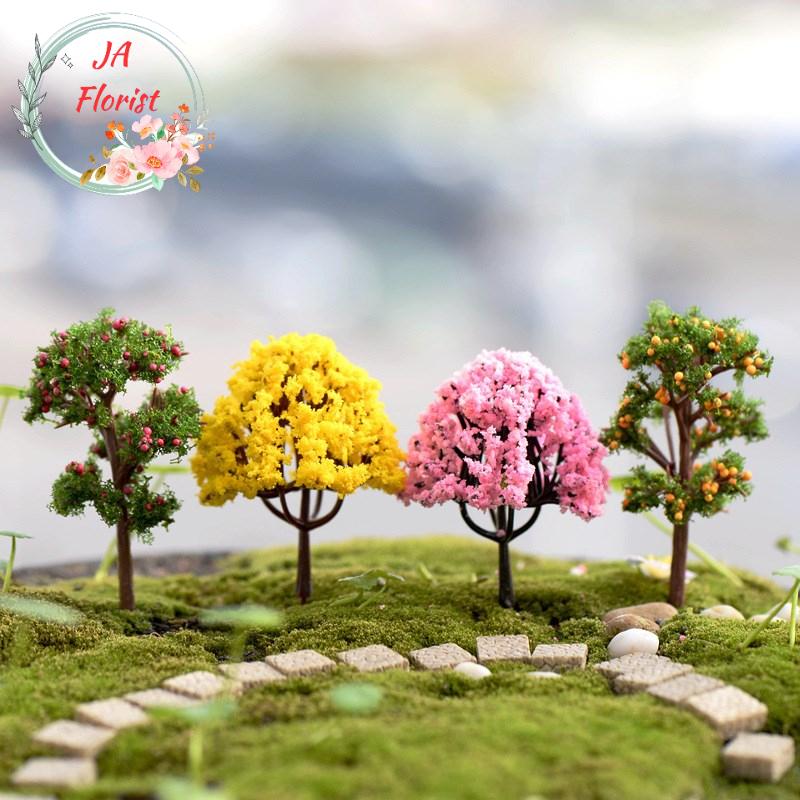 JA Miniature Mini Flower Tree Diorama Fairy Garden Succulent - TikTok ...