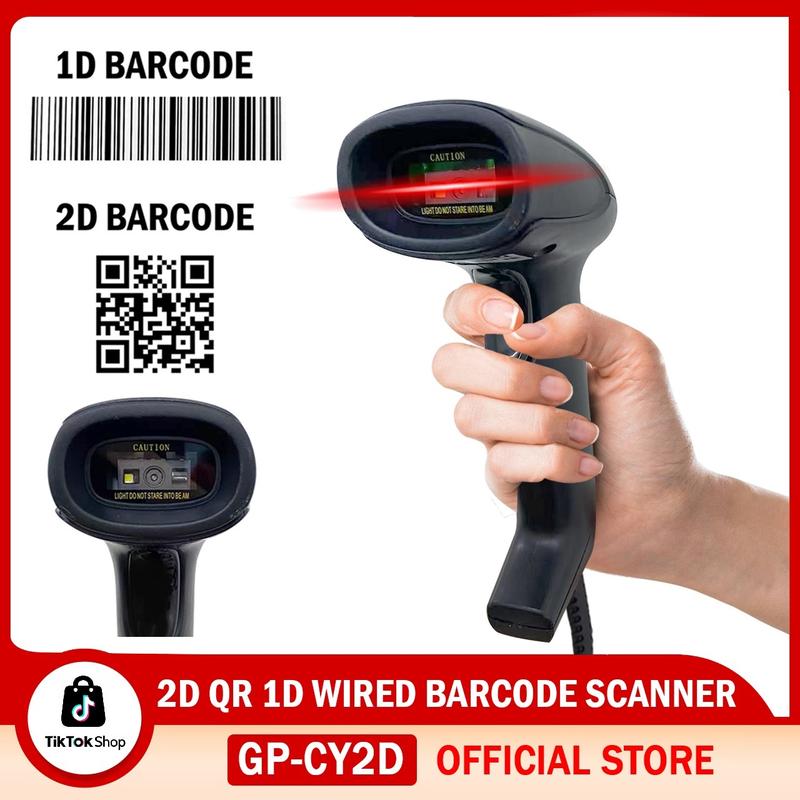 GP-CY2D 1D 2D QR Codes Portable Wired Barcode Scanner for PO - TikTok ...