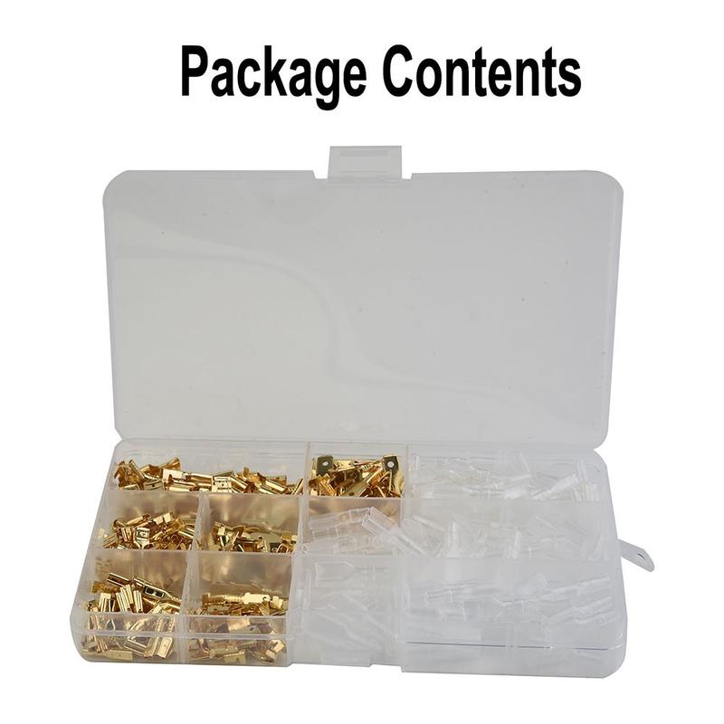 315pcs Cable Spade Lugs Electrical Wire Terminals Crimp Connectors ...