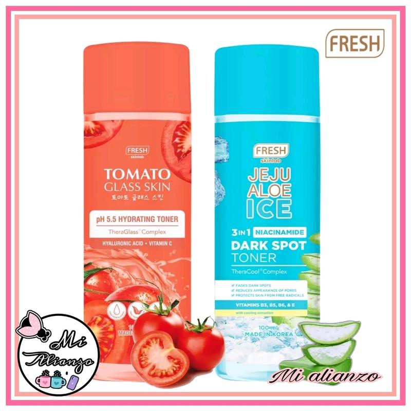 Fresh SkinLab Tomato Toner 100ml | Fresh Jeju Aloe Ice Toner - TikTok ...