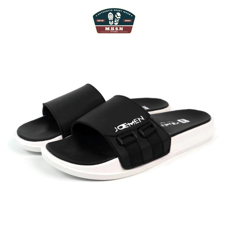 Sandal Sendal slip on slide / selop model S 43 warna hitam abu - Shop ...