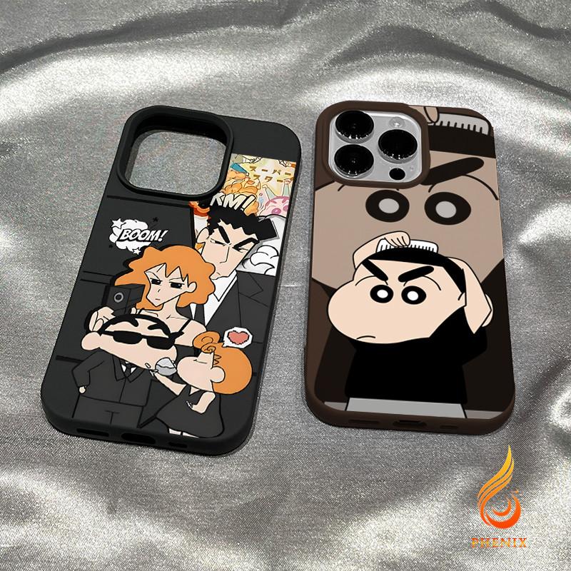For iPhone 11Pro Max Phone Case 12 13 14 15 Pro Max Crayon Shin-chan ...