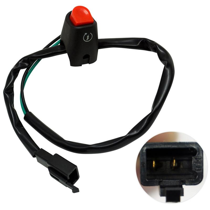 Red Motorcycle Handlebar Power Ignition Switch for Electric Bike ...