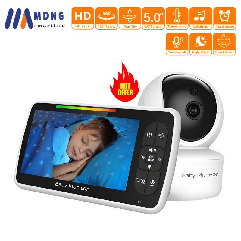 Monitor Bayi, 5 Inci, dengan Kamera, Putaran 360 °, Julat 1000 - TikTok ...