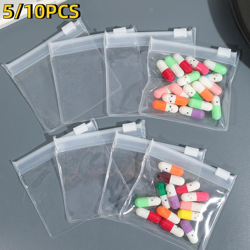 10pcs Pill Pouch Bags Zippered Pill Pouch Reusable Pill Bags - TikTok ...