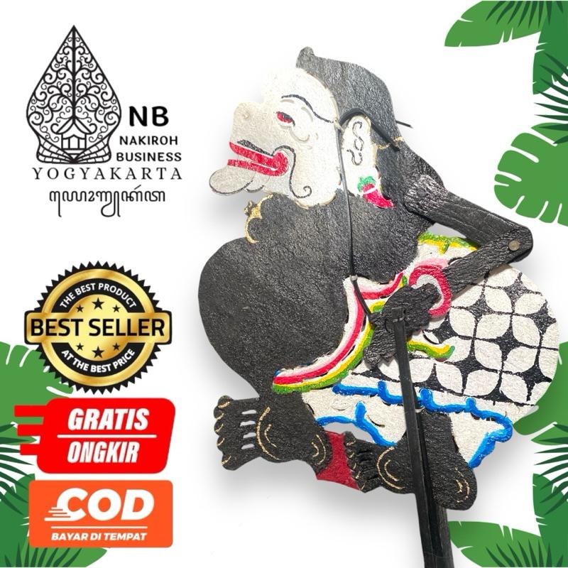 WAYANG KULIT SAPI TEBAL SEMAR HITAM -+ 45CM - Shop | Tokopedia