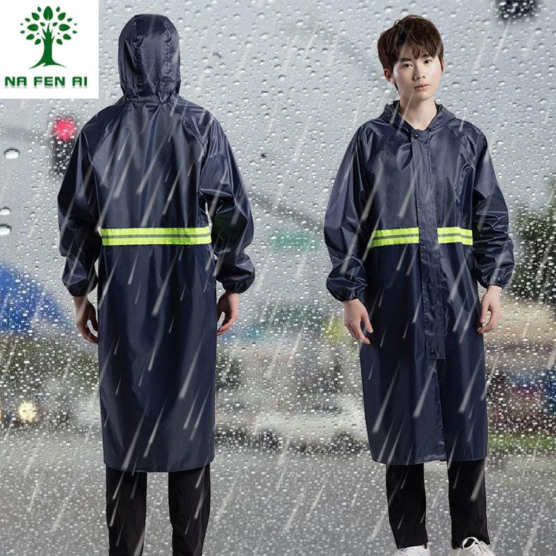 NFA Outdoor long raincoat, full body rainproof one-piece reflective ...
