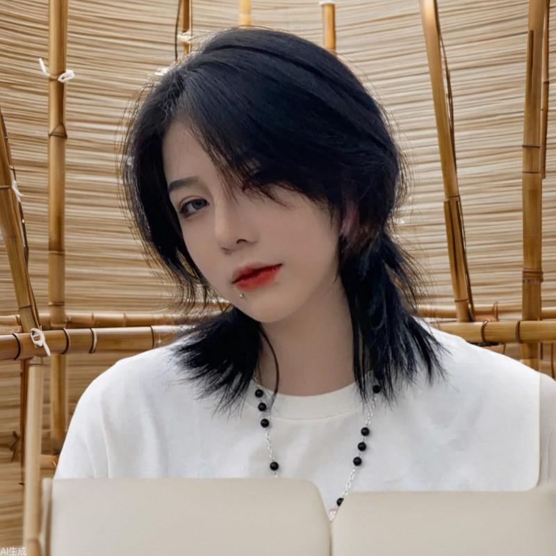 Wolf Tail Short Hair Wig Female Net Red Sun Series Anchovy Head ...