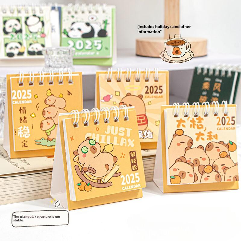 Kalendar Meja, Reka Bentuk Kartun Mini, Hiasan Desktop Kreatif ...